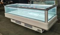 China 250P Plug‑in Switchable Chiller‑Freezer Island Unit With Ultra‑High‑View Showcase For Big Supermarket for sale