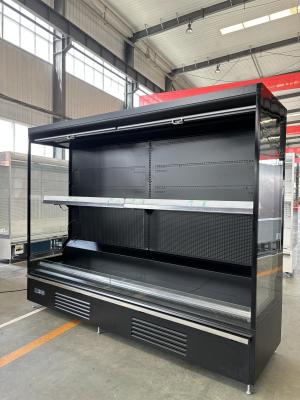 China ELF250S Commercial Style Front Open Chiller Fruit and Vegetable Display Fridge Refrigerator for Supermarket Display for sale
