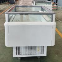 China 1440mm Plug‑in Auto‑defrost Horizontal Commercial Display Island for sale