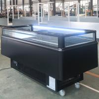 China 2090MM R290 Mainstream‑size Open‑top Dual‑temperature Supermarket Island Cabinet for sale
