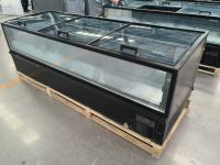 China 2500mm Plug‑in High‑load Horizontal Freezer Display Island For Hypermarket for sale