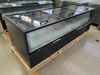 China 2500mm Plug‑in High‑load Horizontal Freezer Display Island For Hypermarket for sale