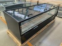 China 2500mm Plug‑in High‑load Horizontal Freezer Display Island For Hypermarket for sale
