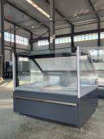 China 1250mm Commercial Deli Display Fridge Straight Glass Serve Over Counter Plug-in for sale