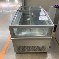 China 1900mm Combined End‑Unit Freezer With Low‑E Sliding Door Plug‑in Display Cabinet for sale