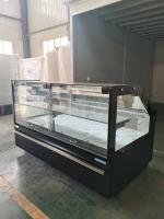 China 1935mm Deli Meat Display Case Straight Glass Door Commercial Static Chiller PHEA187RDP for sale