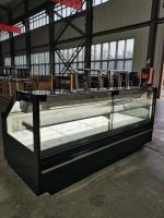 China 2560mm Serve Over Counter Straight Glass Static Cooling Supermarket Refrigeration Equipment PHEA250RDP for sale