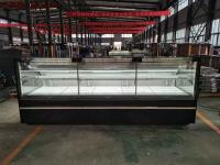 China 2960mm Meat Showcase Refrigerator Straight Glass Static Cooling Deli Counter Inner Lights PEHA290RDP for sale