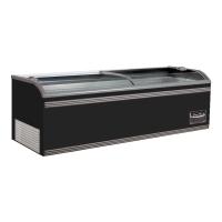 China 2500mm Long Island Freezer Auto‑Defrost Cabinet For Bulk Frozen‑Goods Merchandising for sale