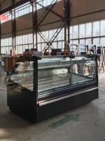 China 1935mm Deli Refrigerated Display Case Straight Glass Cold Plate Chiller SUS304 PHEA187RDPS for sale