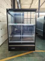 China ELF125MGR Supermarket Vertical Glass Door Concealed Fan Duct Type R290 Refrigerant Refrigeration Unit Glass Door Refrigerant for sale