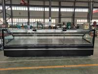 China 3810mm Static Cooling Deli Case Straight Glass Cold Plate Supermarket Refrigeration Equipment PHEA375RDPS for sale