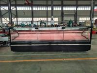 China 3810mm Static Cooling Deli Case Straight Glass Cold Plate Supermarket Refrigeration Equipment PHEA375RDPS for sale