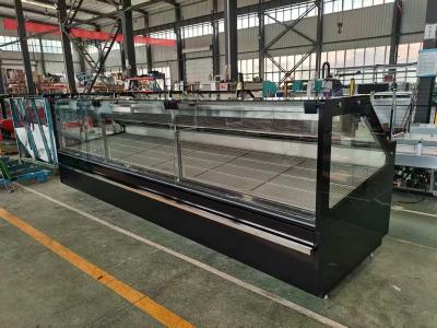 China 3810mm Static Cooling Deli Case Straight Glass Cold Plate Supermarket Refrigeration Equipment PHEA375RDPS for sale