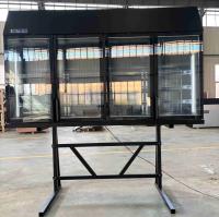 China 4‑Door High‑Bright LED  Dual‑Mode Switchable Vertical Commercial Display Cabinet for sale