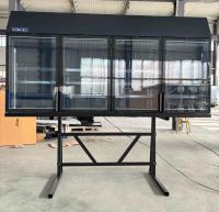 China 4‑Door High‑Bright LED  Dual‑Mode Switchable Vertical Commercial Display Cabinet for sale