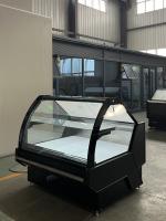 China 1250mm Commercial Deli Display Fridge Curved Glass Plug-In Serve Over Counter THEA125CP for sale