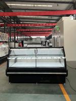 China 1875mm Refrigerated Serve Over Counter Curved Glass Deli Display for Supermarket THEA187CP for sale