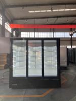 China ELF187SGF  -22 Degree Upright Commercial Display Refrigerator Showcase Ice Cream Glass Door Freezer for Supermarket for sale