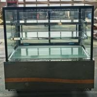 China 1200mm Wide Ventilated Cake Showcase 2‑Shelf Stainless Pastry Chiller for sale