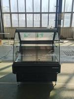 China 1000mm Economical Commercial Deli Display Fridge Curved Glass Serve Over Counter NARO100C for sale