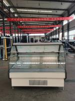 China 1500mm Deli Display Case Curved Glass Commercial Food Counter Supermarket Refrigeration Equipment NARO150C for sale