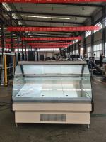 China 1500mm Deli Display Case Curved Glass Commercial Food Counter Supermarket Refrigeration Equipment NARO150C for sale