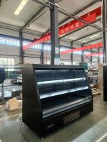 China SEMI187M  R290 Refrigerant Supermarket Fresh Fruit Beverage Refrigerated Display Cooler Cooling Chiller for sale