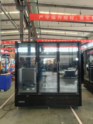China ELF GF 1995mm Glass Door Self-Contained Multideck Freezer Display Cabinet – 840mm Depth, 5 Shelves, Vertical LED, Triple Anti-Fog Glass for sale