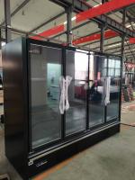 China ELF GF 2620mm Glass Door Self-Contained Multideck Freezer Display Cabinet – 840mm Depth, 5 Shelves, Vertical LED, Triple Anti-Fog Glass for sale