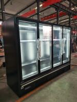 China ELF GF 2620mm Glass Door Self-Contained Multideck Freezer Display Cabinet – 840mm Depth, 5 Shelves, Vertical LED, Triple Anti-Fog Glass for sale