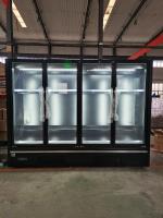 China ELF GF 2620mm Glass Door Self-Contained Multideck Freezer Display Cabinet – 840mm Depth, 5 Shelves, Vertical LED, Triple Anti-Fog Glass for sale