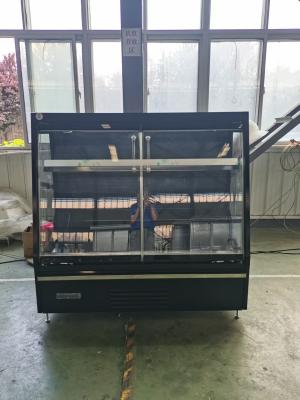 China SEMI GD 1560mm Glass Door Self-Contained Multideck Display Refrigerator – 740mm Depth, 3 Shelves, LED, Low-E Glass for sale