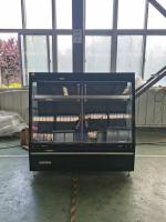 China SEMI GD 1560mm Glass Door Self-Contained Multideck Display Refrigerator – 740mm Depth, 3 Shelves, LED, Low-E Glass for sale