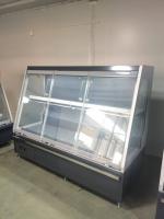 China SEMI GD 1935mm Glass Door Self-Contained Multideck Display Refrigerator – 840mm Depth, 3 Shelves, LED, Low-E Glass for sale