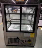 China 900mm Curved Ventilated Cake Chiller 2‑Tier Stainless Dessert Showcase for sale