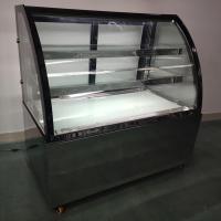 China 1500mm Wide Curved Cake Chiller 2‑Tier Wide‑View Dessert Display Cabinet for sale