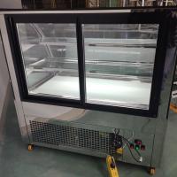 China 1500mm Wide Curved Cake Chiller 2‑Tier Wide‑View Dessert Display Cabinet for sale