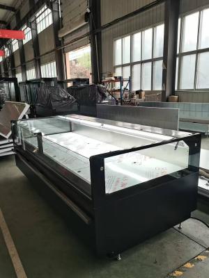 China 2500mm SUS304 Commercial Display Chiller Straight Glass Self Service Counter for Supermarket PHEA250TP for sale