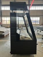 China SEMI250MGD Low-E Glass Door Supermarket Semi Height Fruit and Vegetable Open Display Showcase Commercial Refrigerator for sale