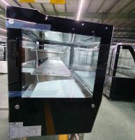 China 900MM Medium Counter‑Top Cake Refrigerated Showcase Air‑Cooled Metal‑Shelf Commercial Cooler for sale
