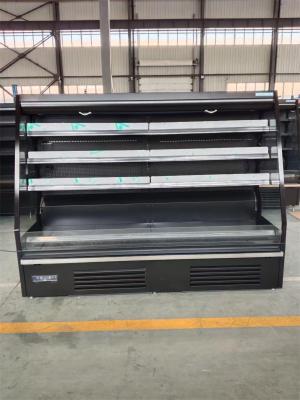 China SEMI187S Mini Market R290 Chest Upright Free Combine Semi-Vertical Multideck Supermarket Refrigerator for sale