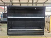 China GAEA 2500mm Multideck Supermarket Display Refrigerator – 840mm Depth, 5 Shelves, LED, SAIWEI EC Fan, Dixell Thermostat, Night Blinds for sale