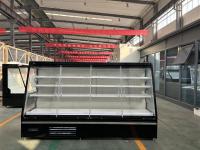 China SEMI250MGD  Supermarket Showcase Commercial Semi-Vertical Refrigerator Fruit Vegetable Display Chiller Cabinet for sale