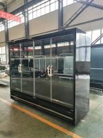 China GAEAECO 2500mm Glass Door Multideck Display Refrigerator – 840mm Depth, 5 Shelves, LED, SAIWEI EC Fan, Dixell Thermostat, Anti-Fog Glass for sale