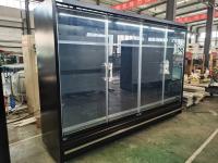 China GAEAECO 2900mm Glass Door Multideck Display Refrigerator – 740mm Depth, 5 Shelves, LED, SAIWEI EC Fan, Dixell Thermostat, Anti-Fog Glass for sale