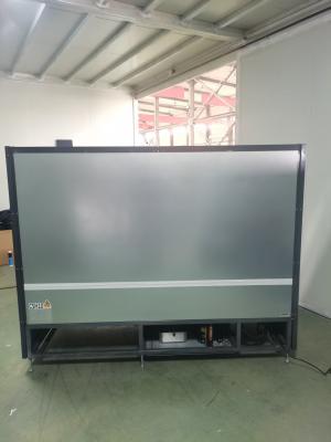 China SEMI187MGD Half-Height Air Curtain Cooler with Temper Clear Glass Perfect for Beverage Showcase for sale