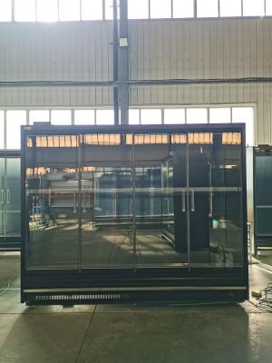 China GAEAECO 2500mm Glass Door Multideck Display Refrigerator – 740mm Depth, 5 Shelves, LED, SAIWEI EC Fan, Dixell Thermostat, Anti-Fog Glass for sale