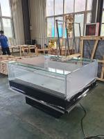 China Supermarket Refrigerated Island Merchandiser with Low-Profile Promotional Display PRO for sale
