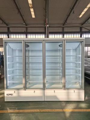 China MAXIMA4DF Customized White Color Compact Display Cooler with Transparent Front Panel for Convenience Stores for sale